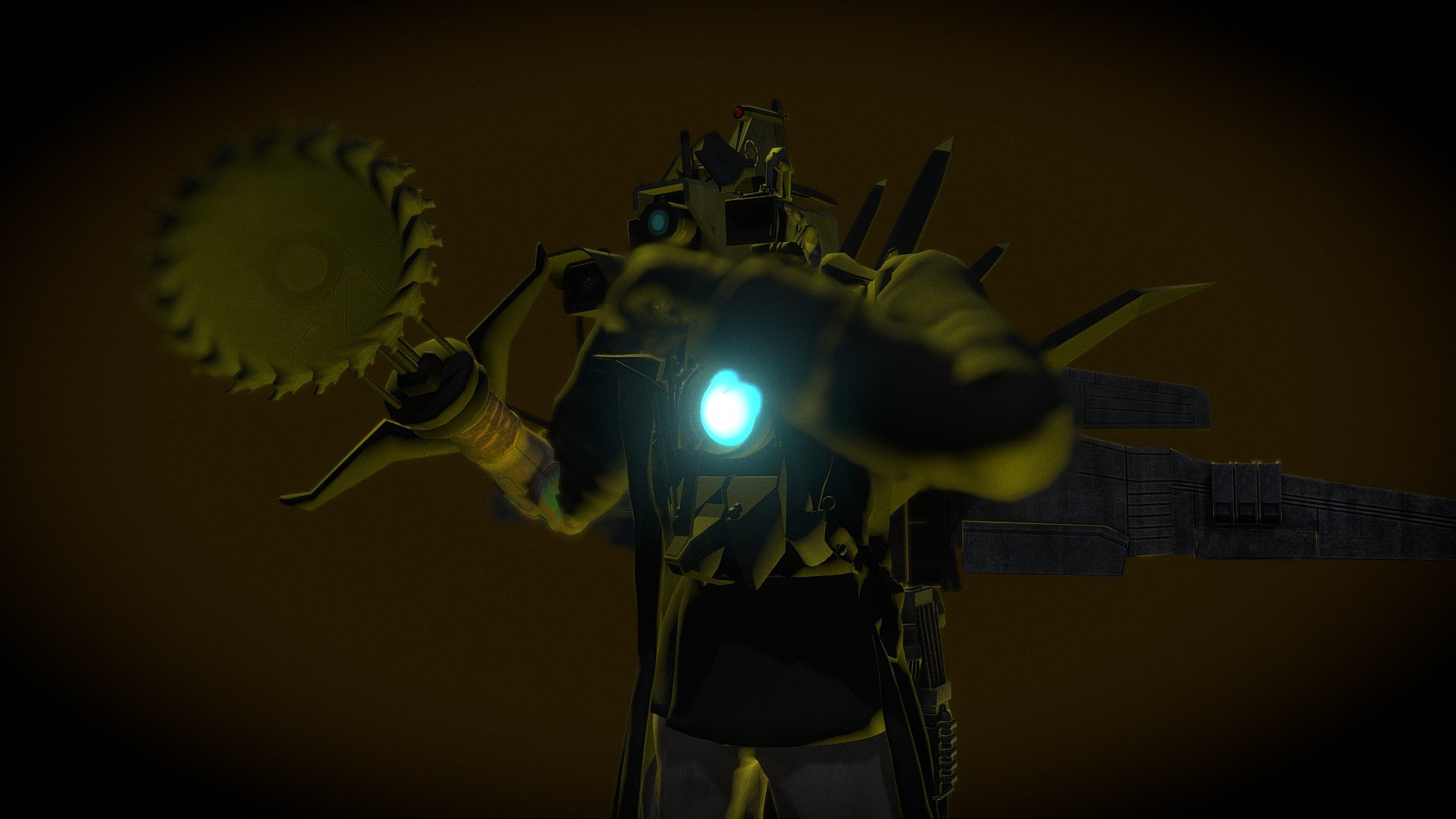Buzzsaw Titan Cameraman - Download Free 3D model by Pumpkin ...