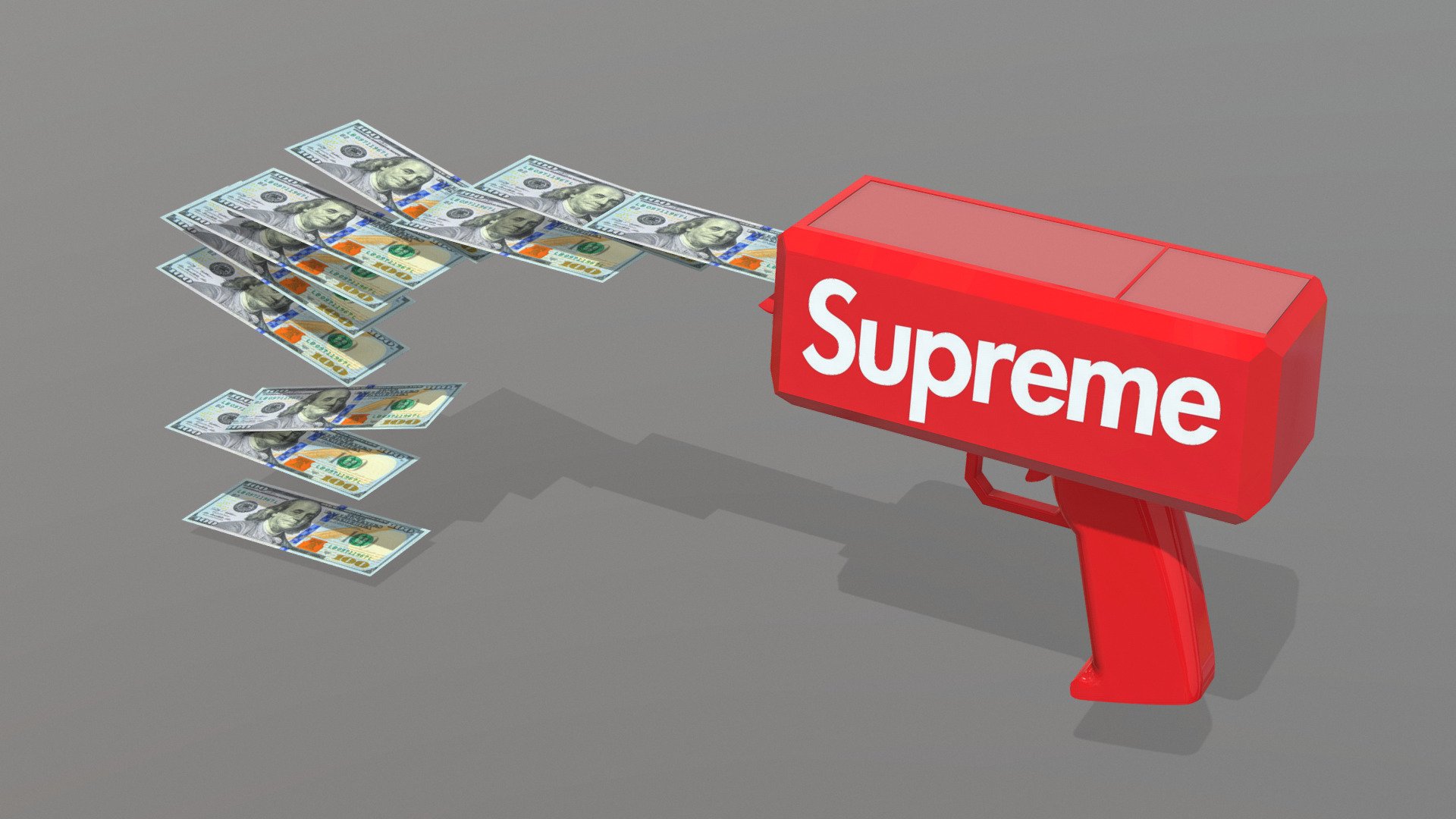 Mini money gun animated - 3D model by luismi93 [c2c8d43] - Sketchfab