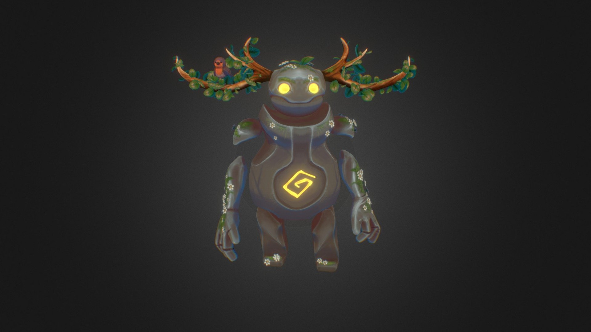 Forest Guardian - 3D model by tiinea [c2c9148] - Sketchfab
