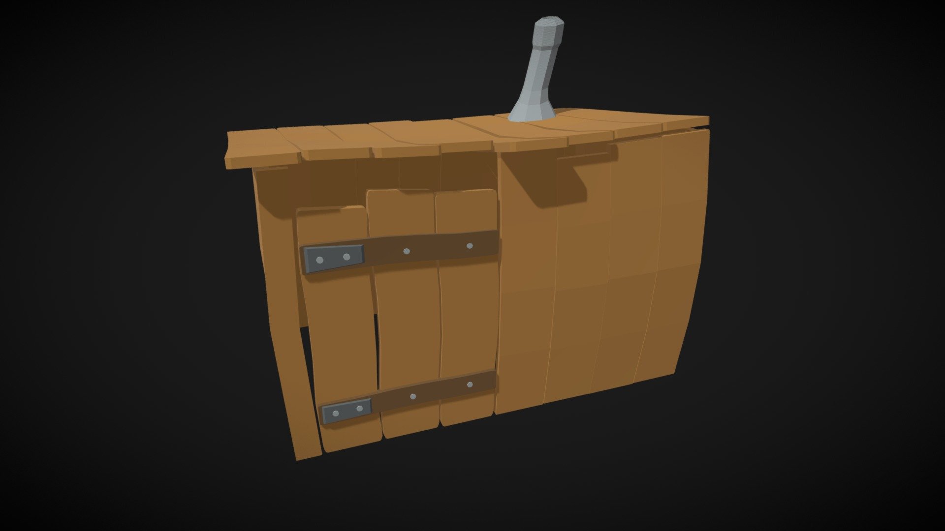 Lowpoly Comic Style Cabin - Buy Royalty Free 3D model by Blumbum ...