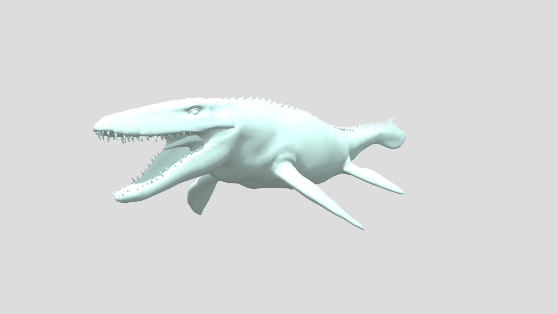 Mosasaurus - 3D model by AnonymousOJ [c2ca569] - Sketchfab
