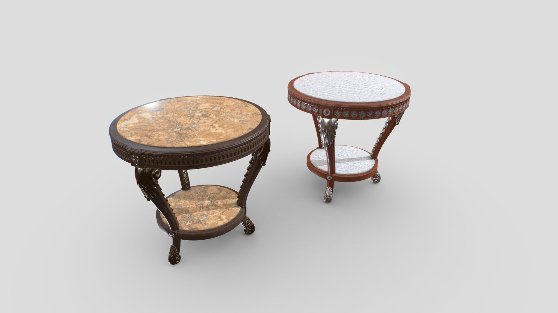 End table pack 1 - Buy Royalty Free 3D model by 32cm [c2cac56 ...