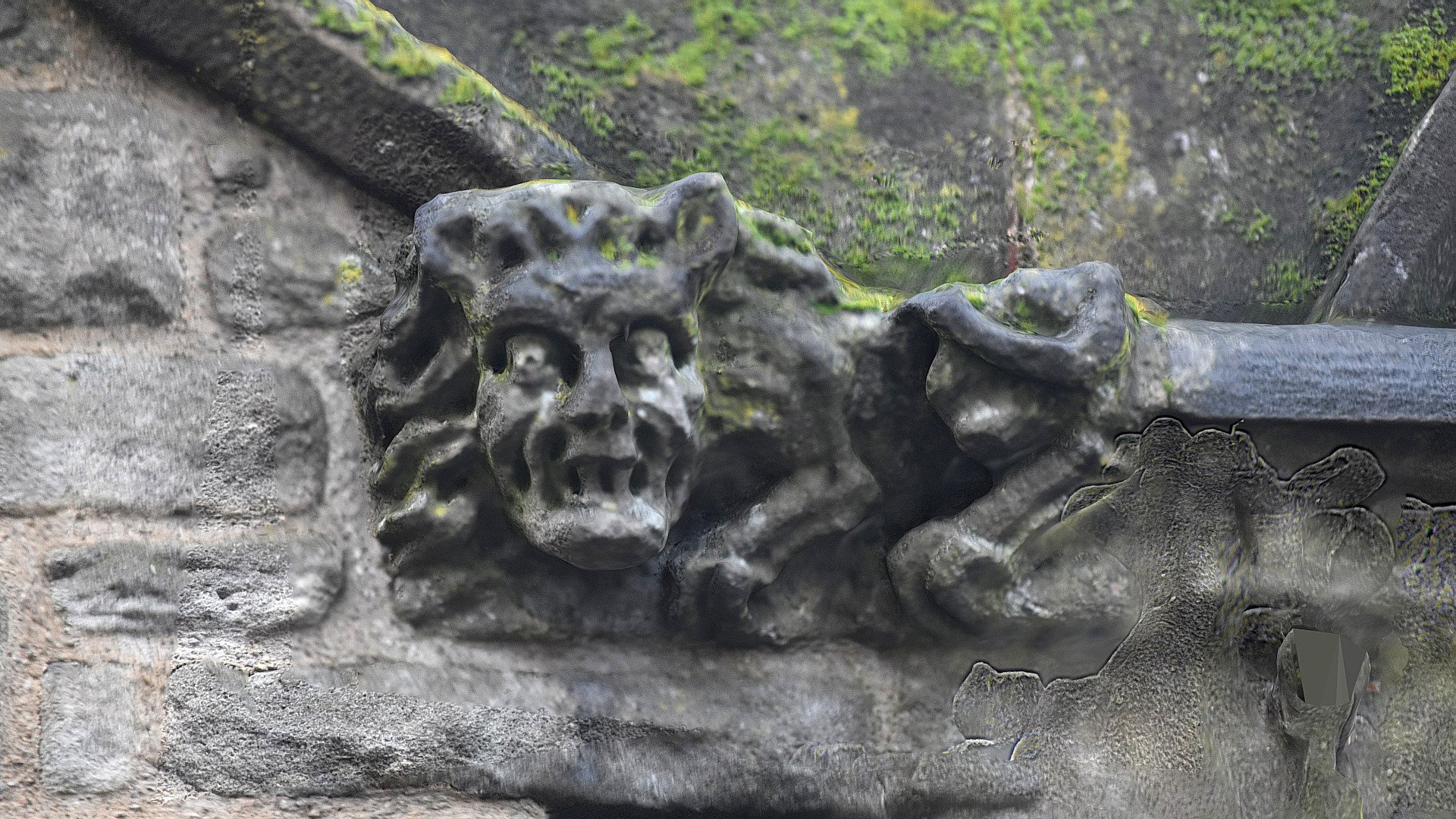 Lion grotesque, St Nicholas Church, Durham - 3D model by squeakingcat ...