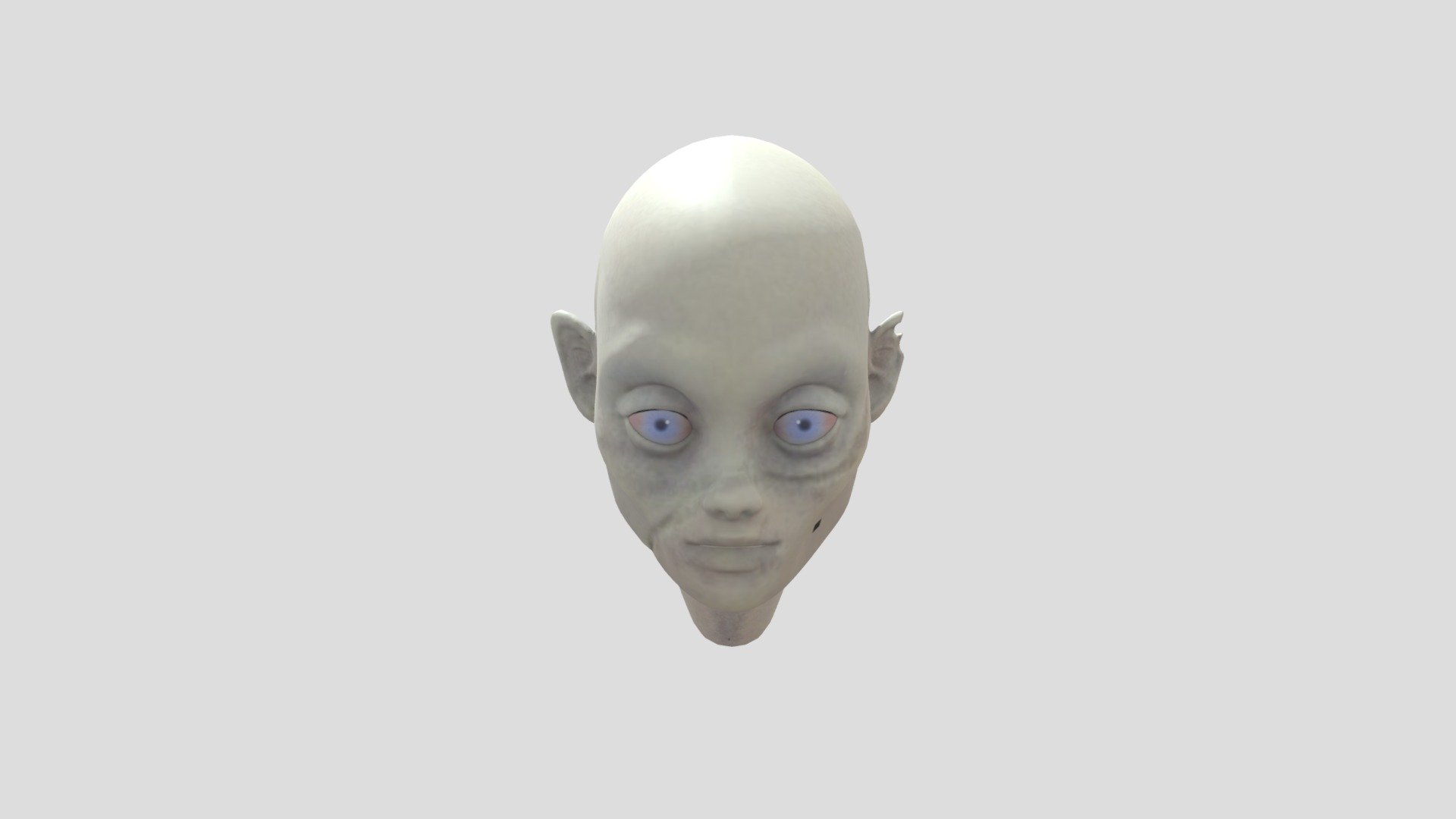 zombie_head - 3D model by Luca Lupuleasa (@luca.lupuleasa) [c2cd389 ...