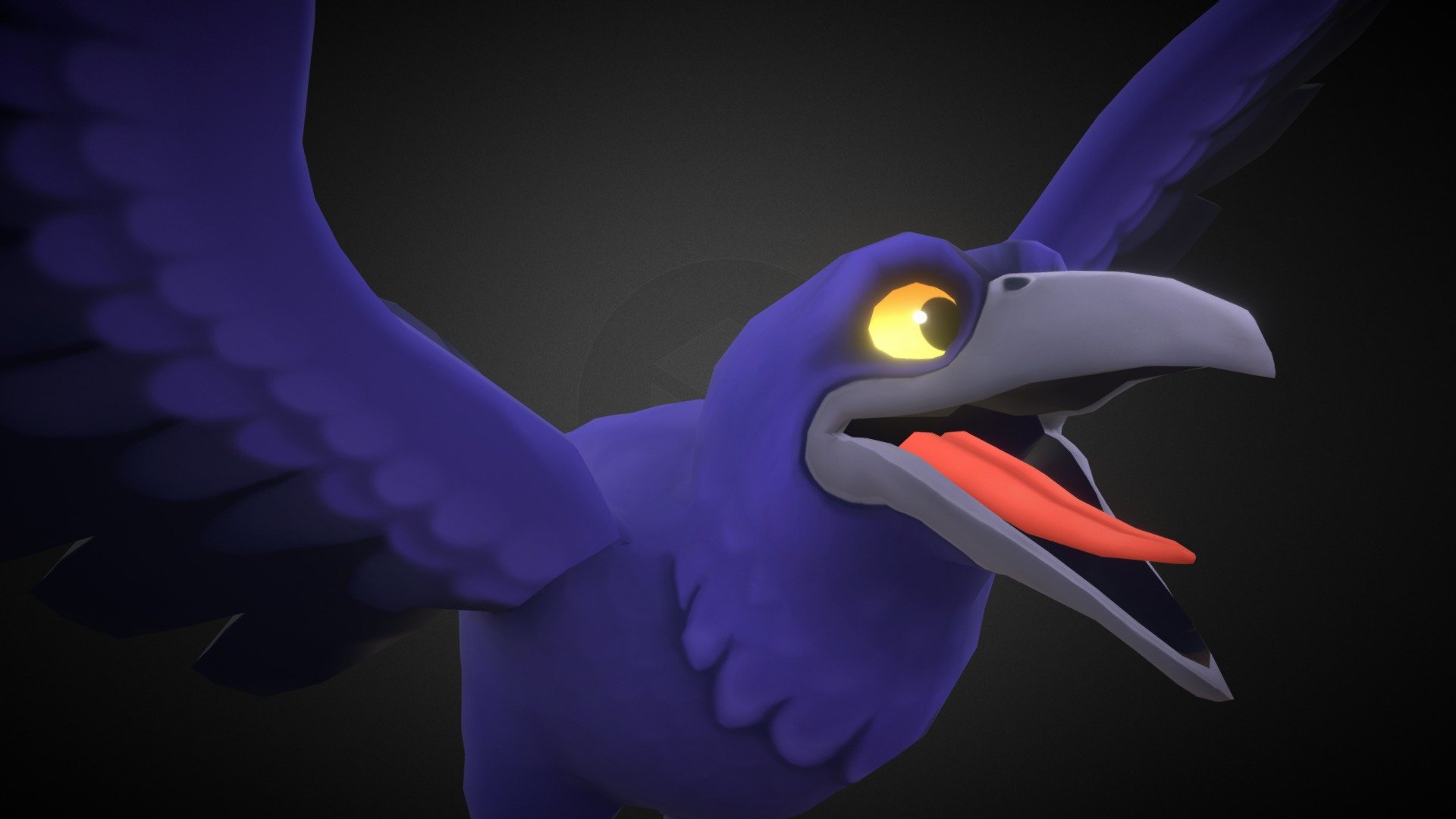 Crow - 3D model by Erin Halpenny (@erinhalpenny) [c2ce5ab] - Sketchfab