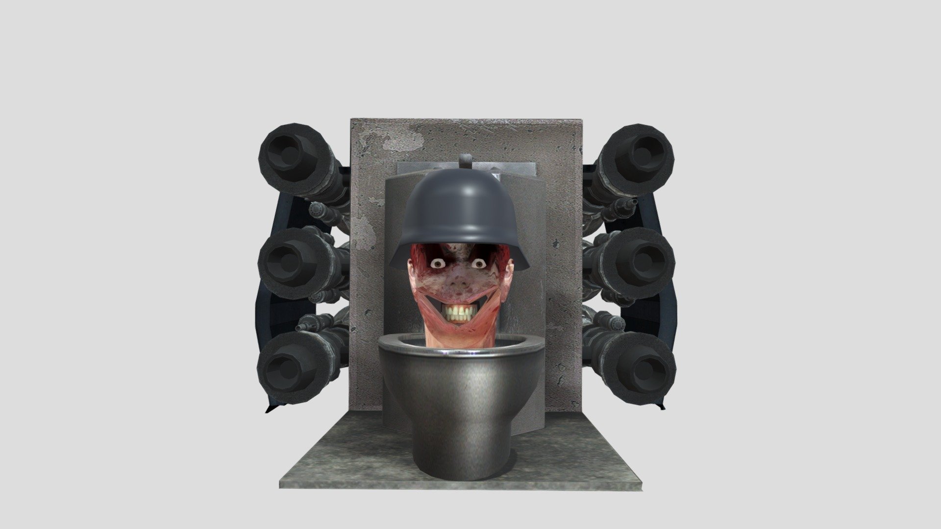 Upgraded_dameged_rocket_skibidi_toilet - Download Free 3D model by ...