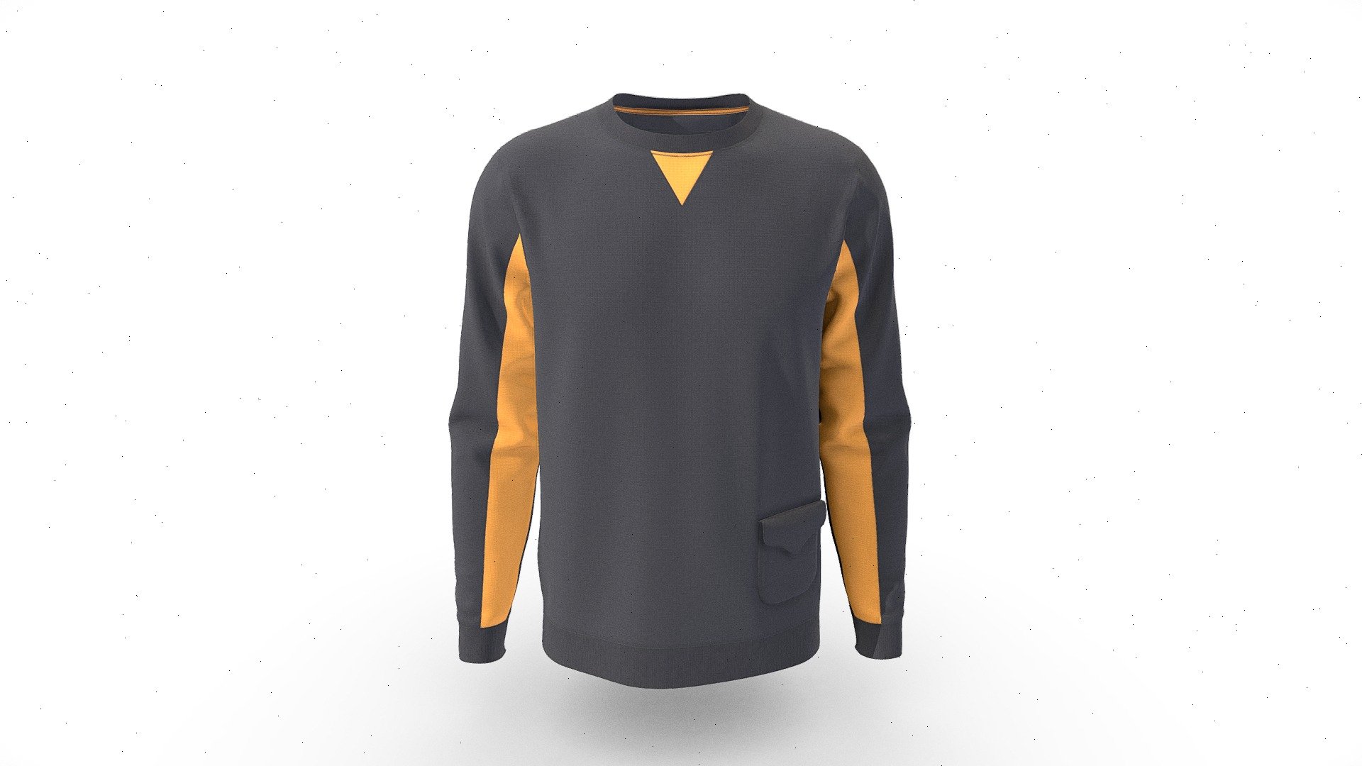 Men Stylish 3D Apparel Sweatshirt - Buy Royalty Free 3D model by ...