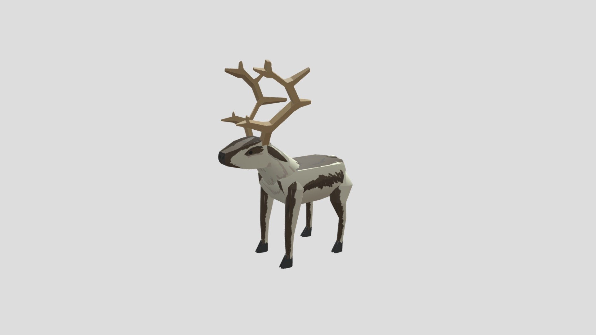 Reindeer model - 3D model by Tristan_Maaskant [c2d1dd5] - Sketchfab