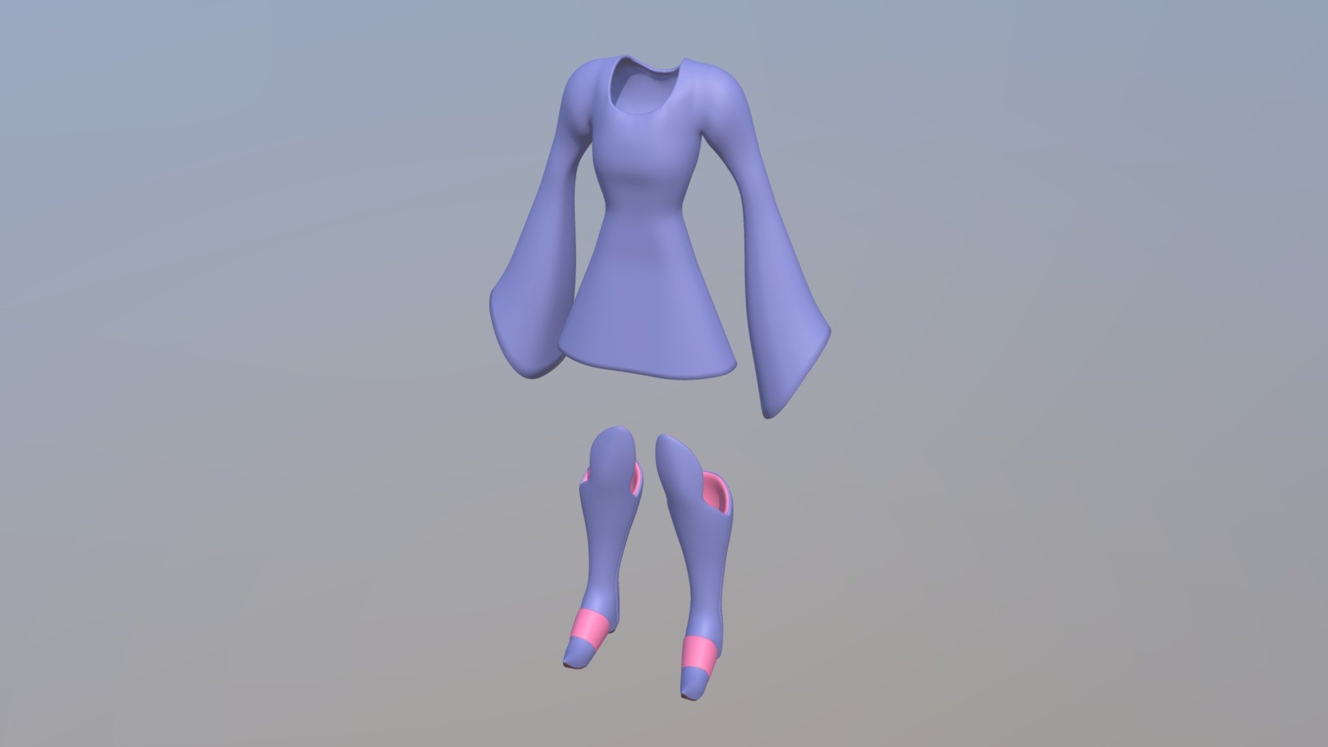 Akko's Witch Robe (Little Witch Academia) - 3D model by mopackp ...
