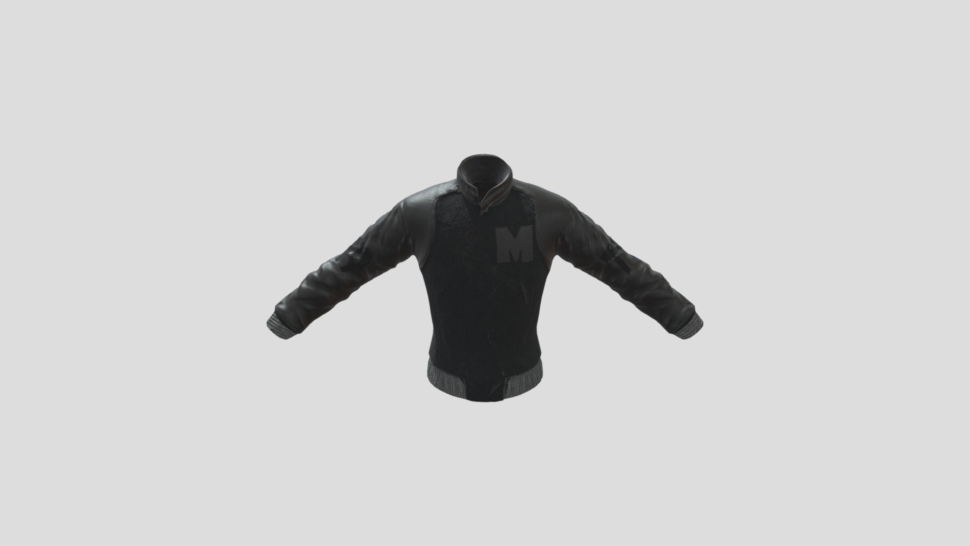 Varsity Jacket - 3D model by tmangrum [c2d24d7] - Sketchfab