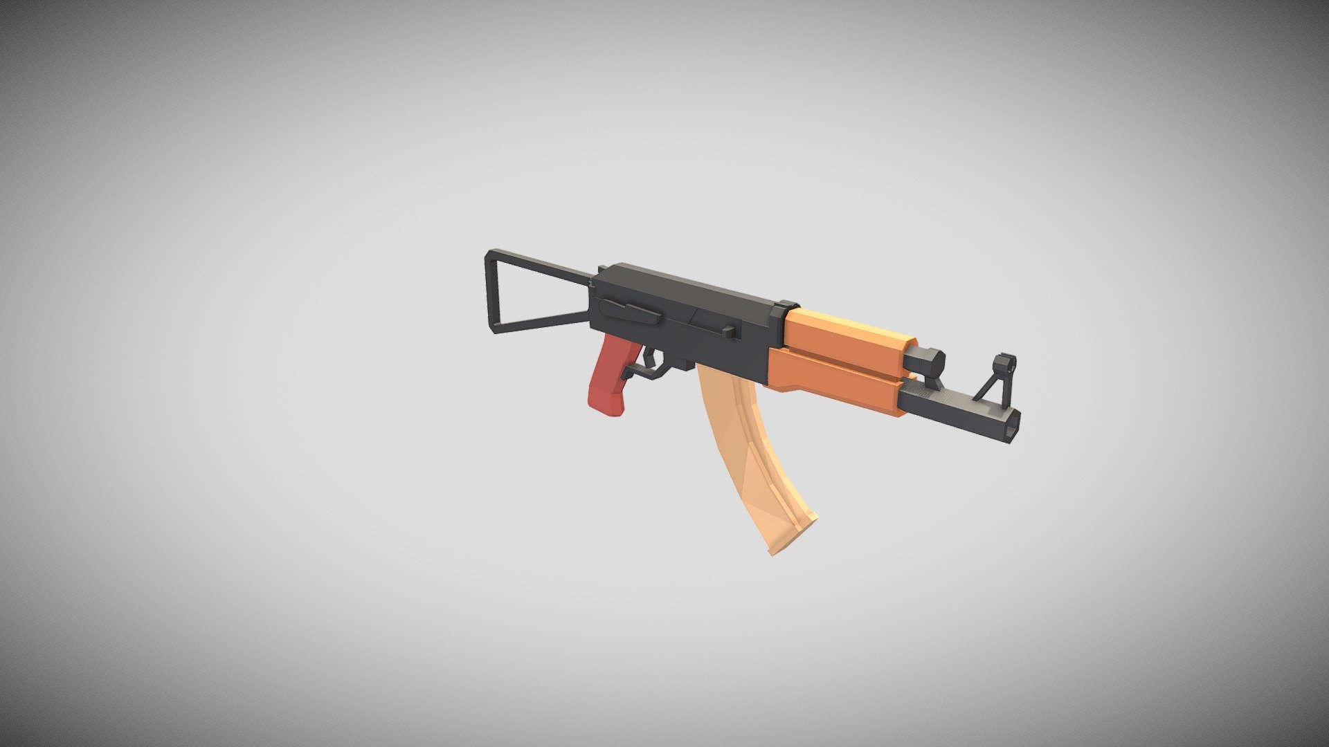 AK-74U - 3D model by rital [c2d3264] - Sketchfab