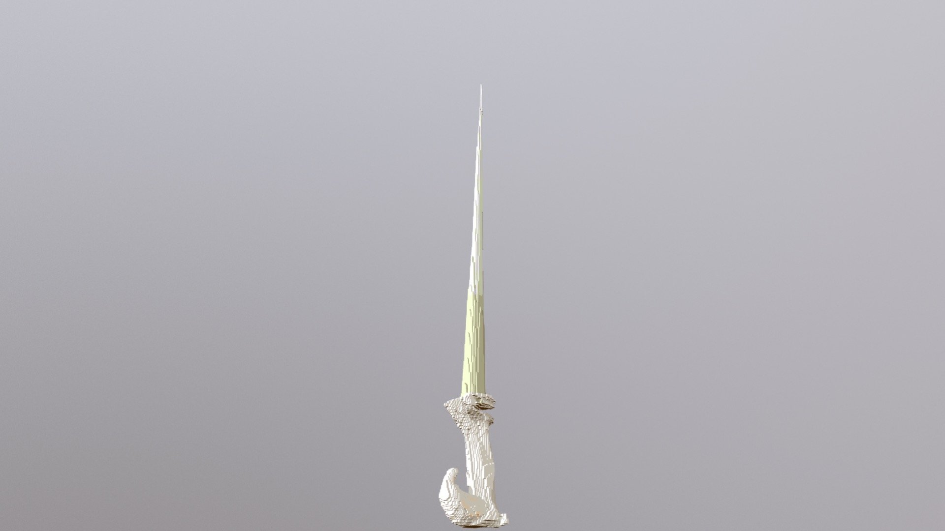 Voldemort's Wand - 3D model by Lucy Robinson (@StreamsMinecraft ...