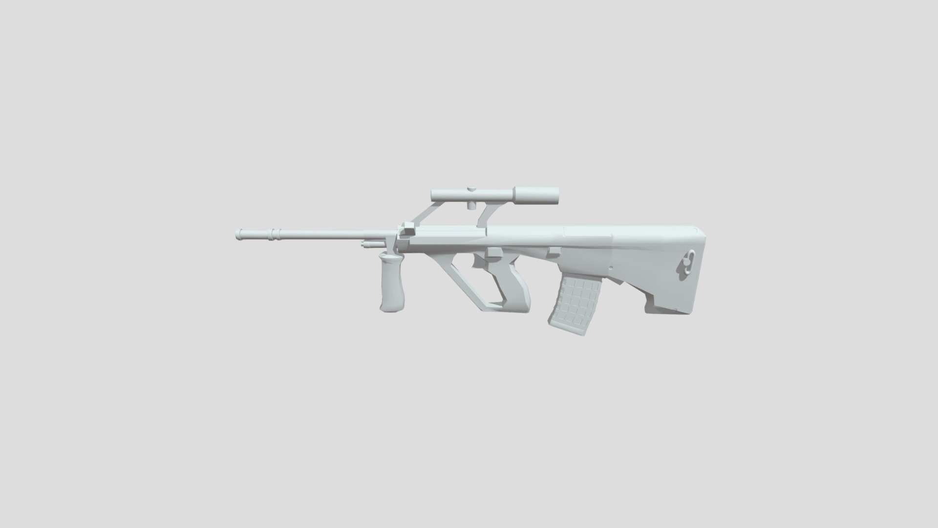 Untextured AUG model - 3D model by ShadowDW2 [c2d532d] - Sketchfab