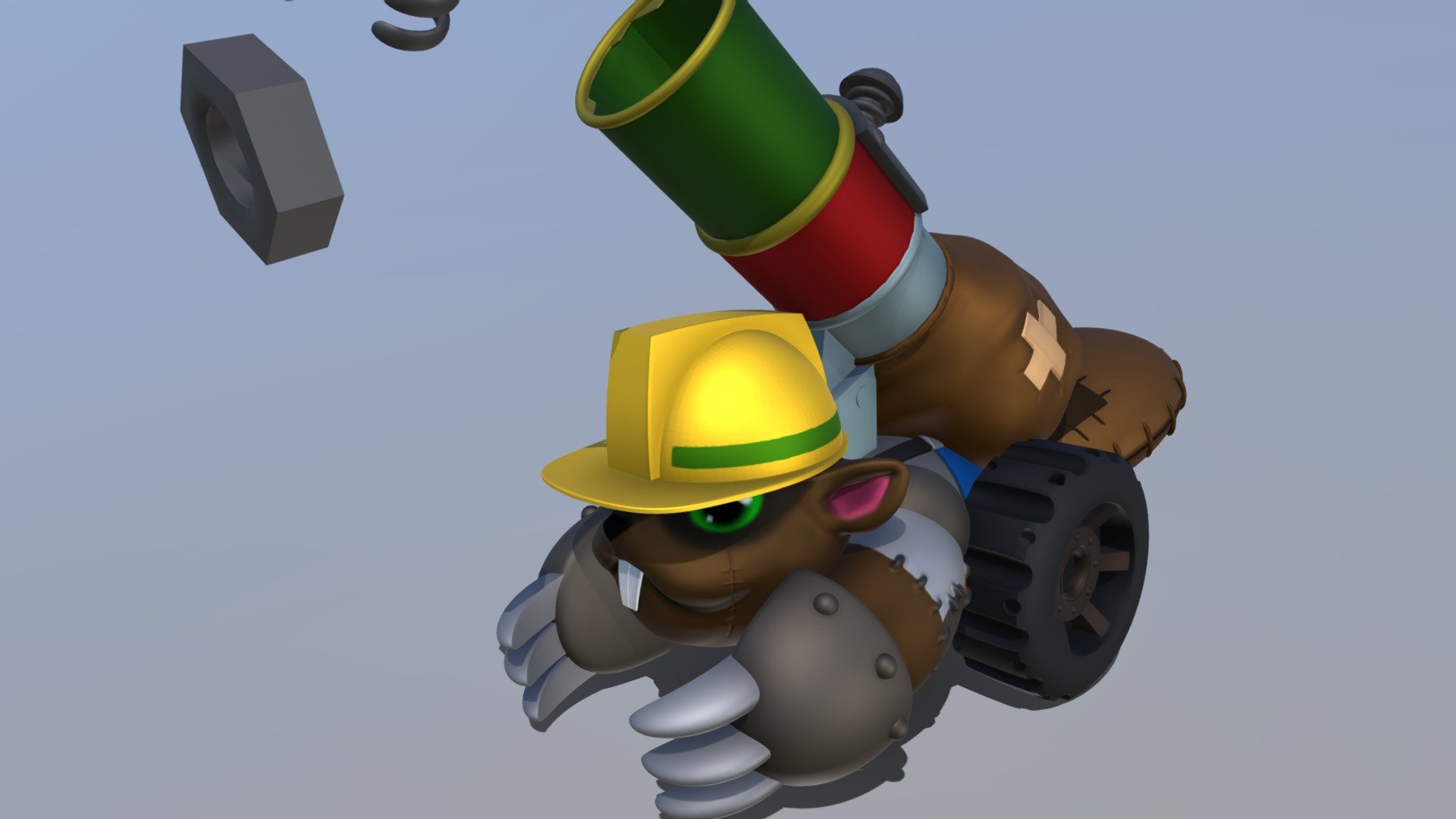 digimon ジャンクモン Junkmon - Download Free 3D model by kishi (@ash.takafumi ...