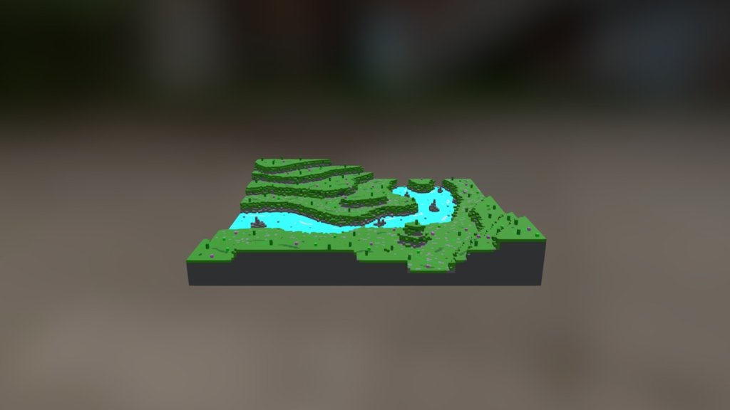 Peaceful Lands - 3D model by StellarVoxel [c2d76d6] - Sketchfab