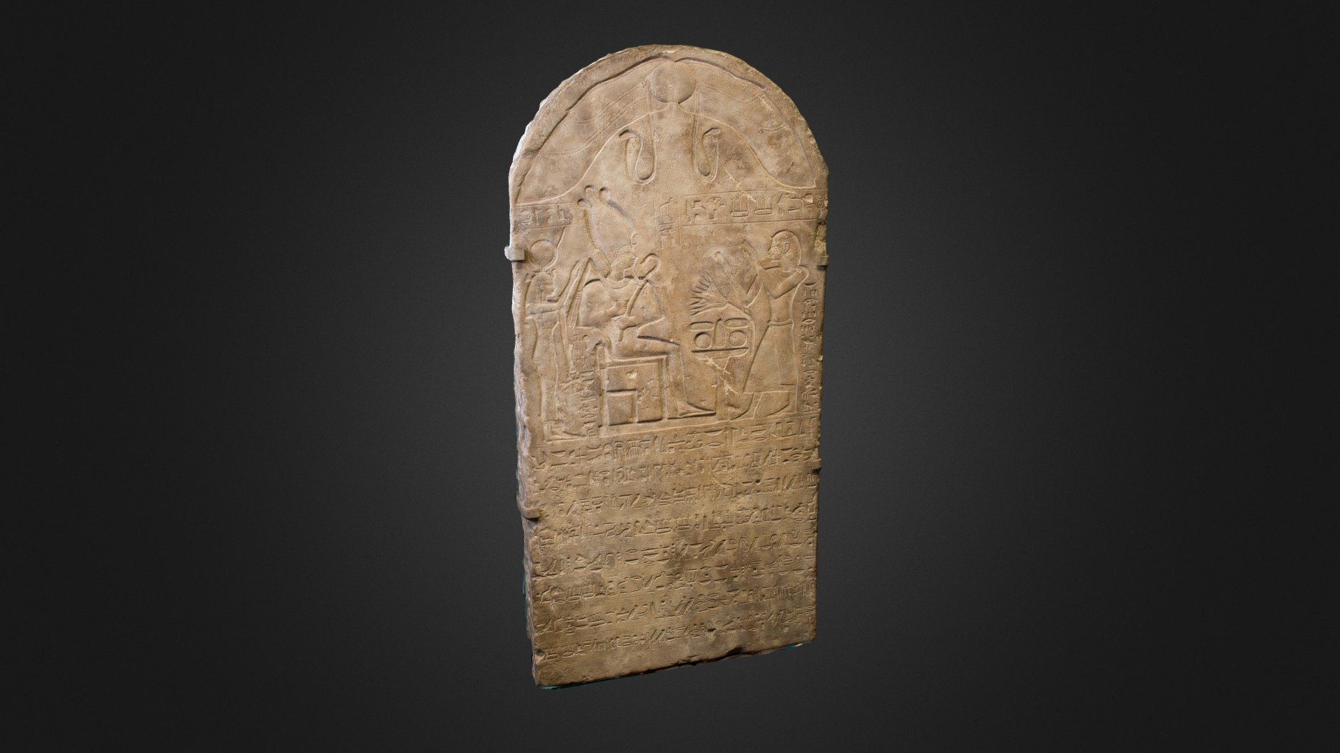 Stela Of Sheshonq - No Annotations - 3D model by raffmacsusb [c2d77aa ...