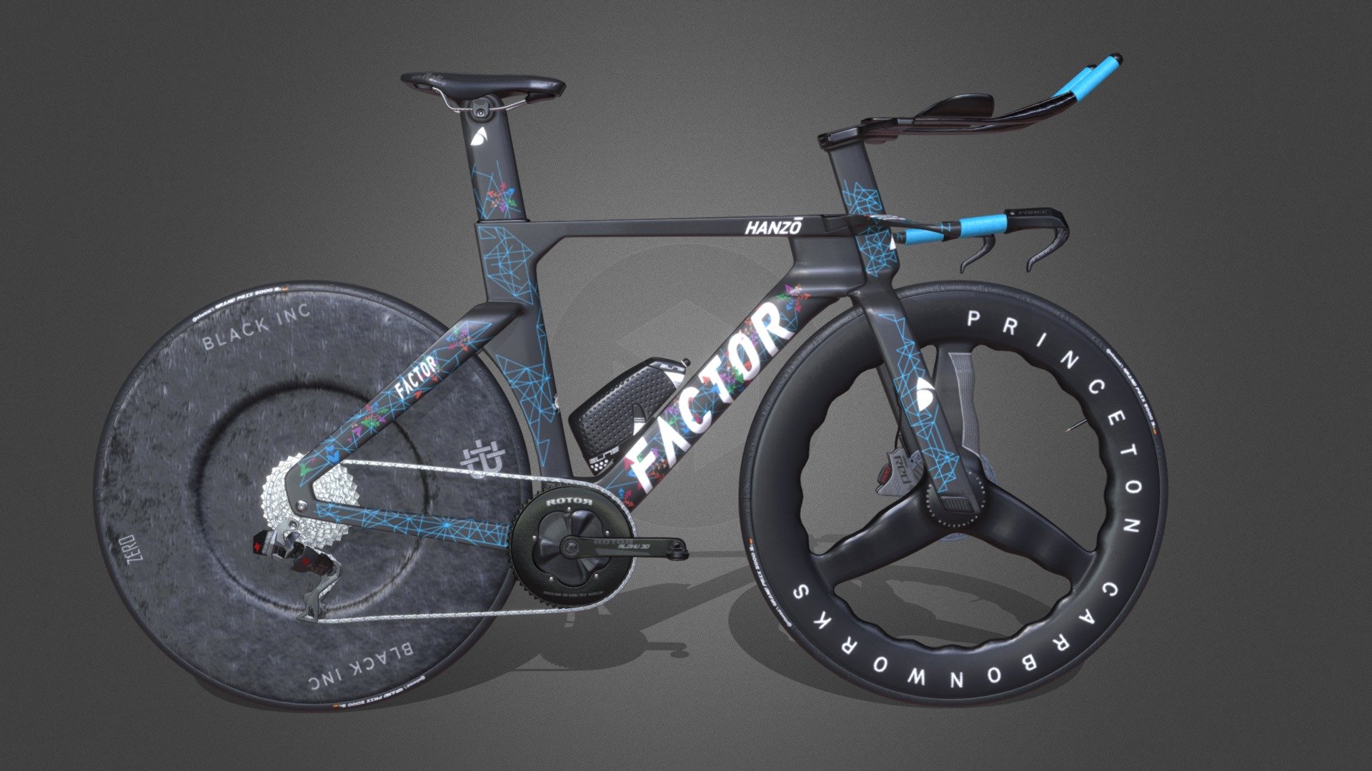 Factor Hanzo time trial bike - Buy Royalty Free 3D model by Dav1d- [c2d9c4f] - Sketchfab Store