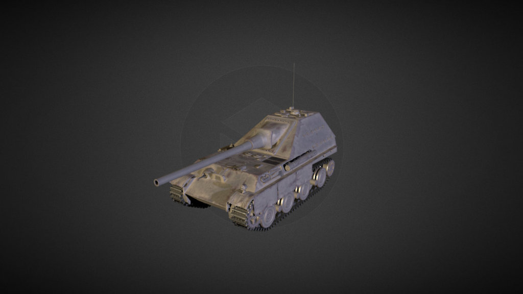 Jagdpanther II - 3D model by Degit22 [c2d9f29] - Sketchfab