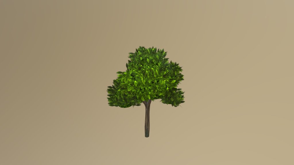 Fluffy Tree 2 - 3D model by SuMa [c2d9fe1] - Sketchfab