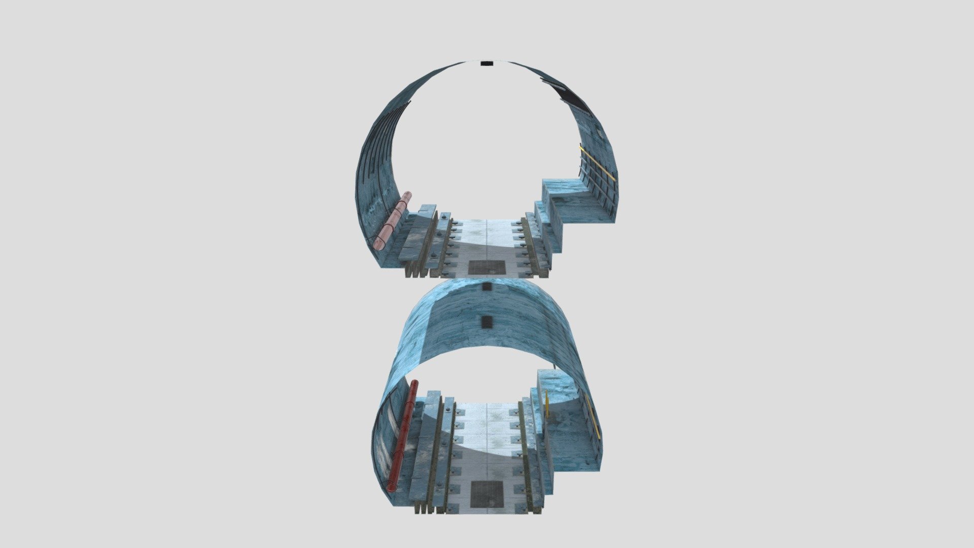 Modular Subway Tunnel - 3D model by Cameron Traer (@CameronTraer ...