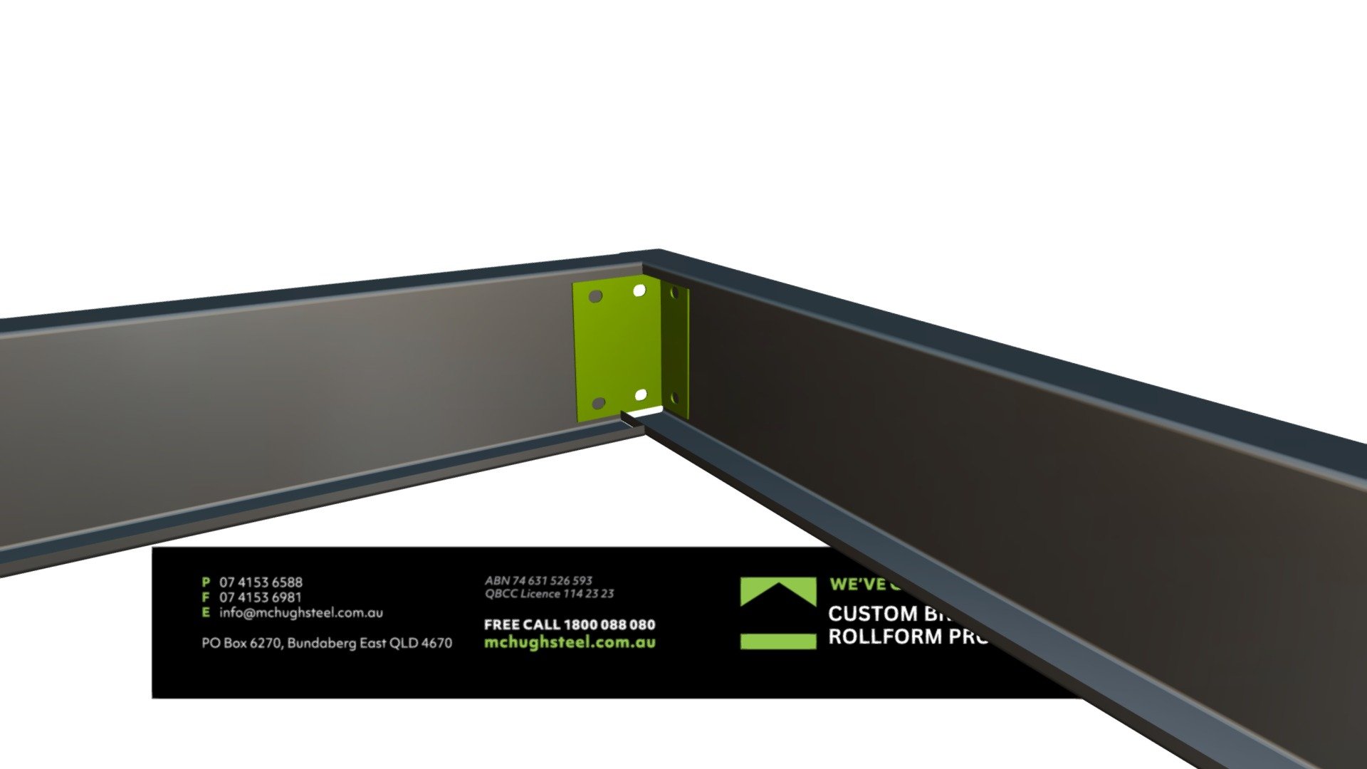 GPBKT250 General Purpose Purlin Bracket 250 - 3D model by mchughsteel ...