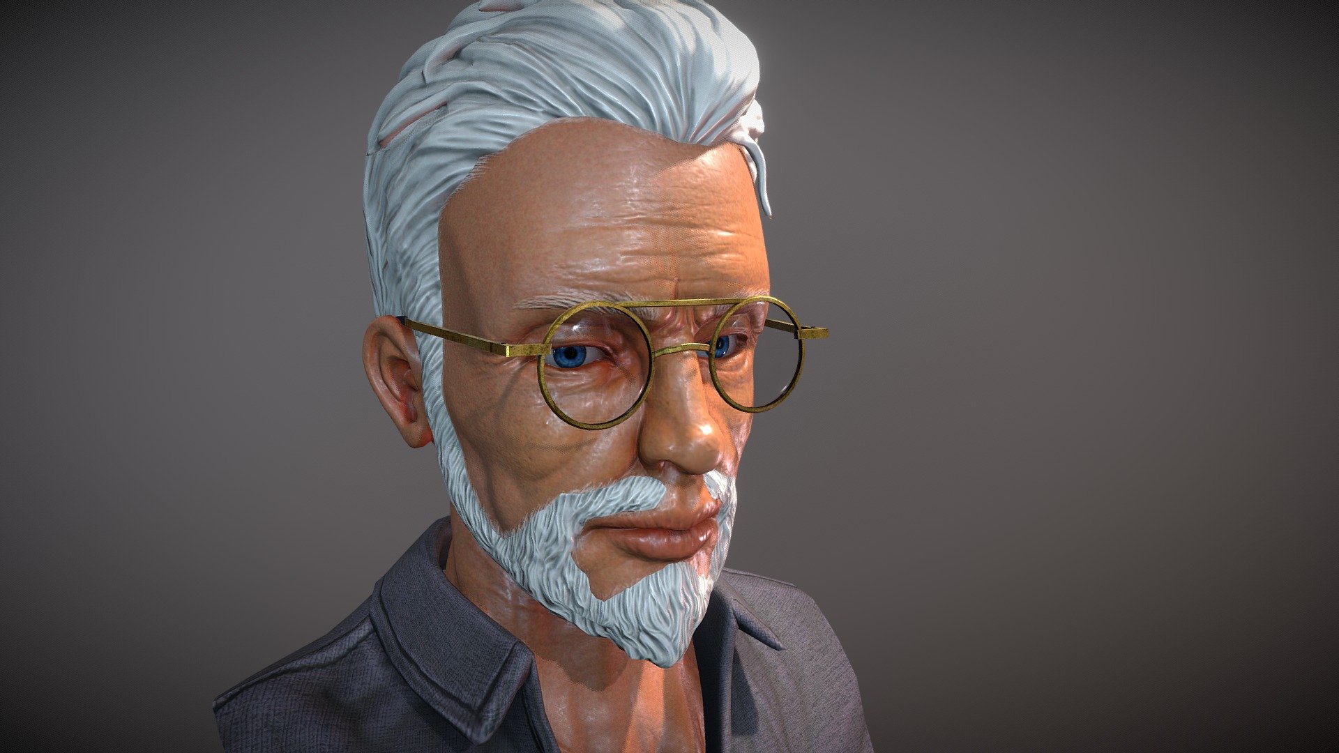 Oldman - 3D model by goat0983 [c2db432] - Sketchfab