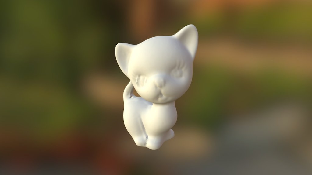 kitten - 3D model by KIRAKIRA [c2dd634] - Sketchfab