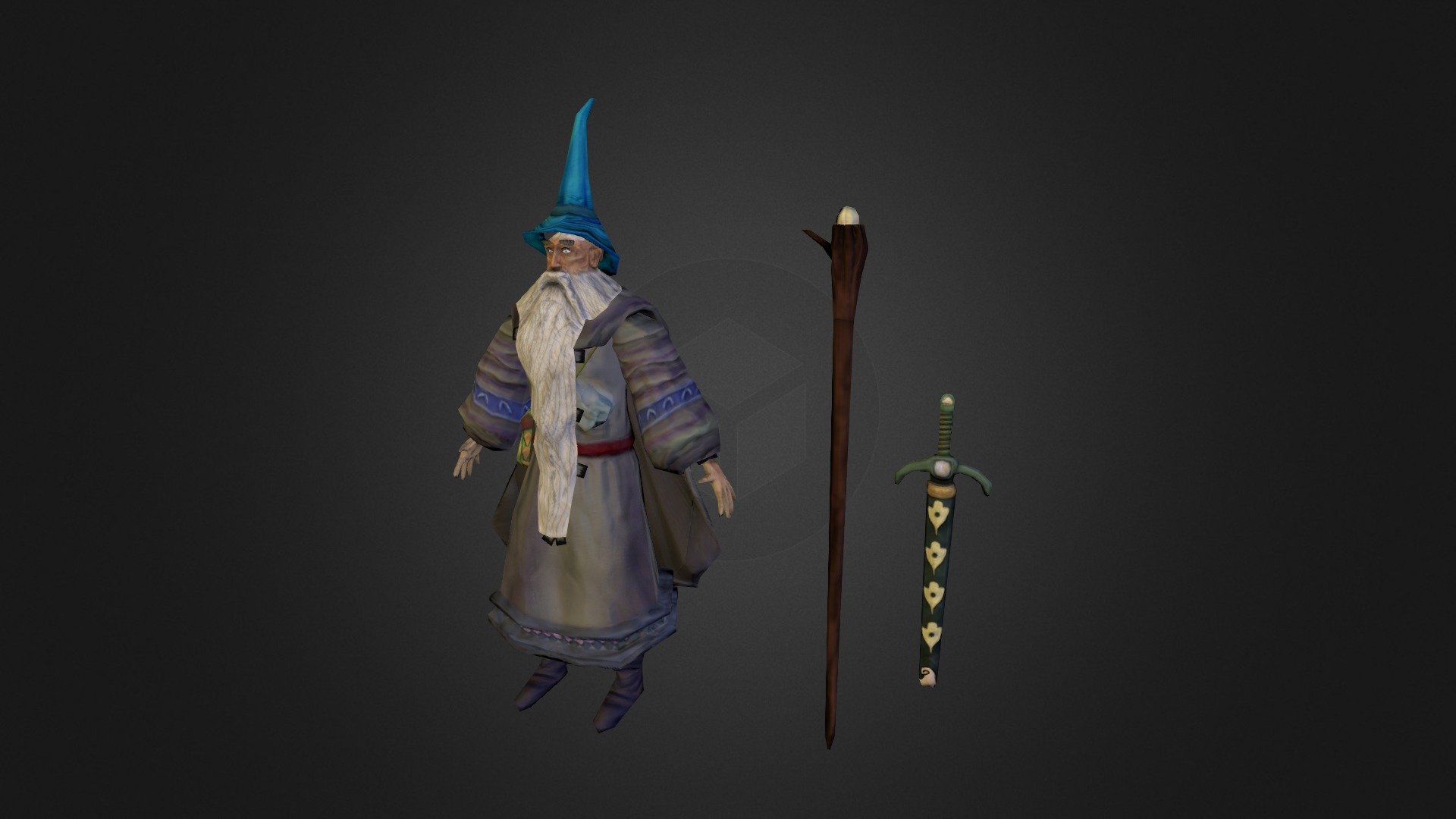 Gandalf, Hand Held Games - 3D model by Nantchev [c2ddf68] - Sketchfab