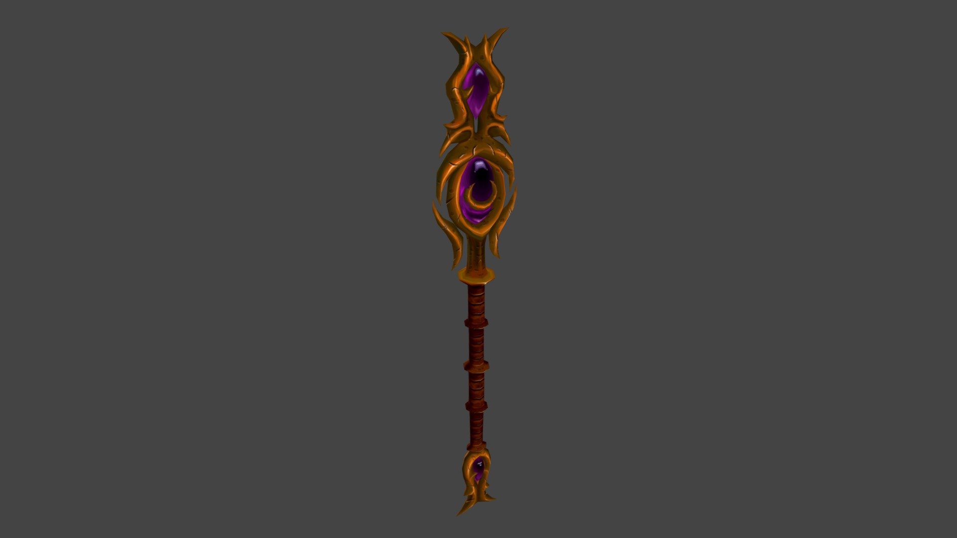 Stylized Purple Copper Staff - Download Free 3D model by ShiraYa ...