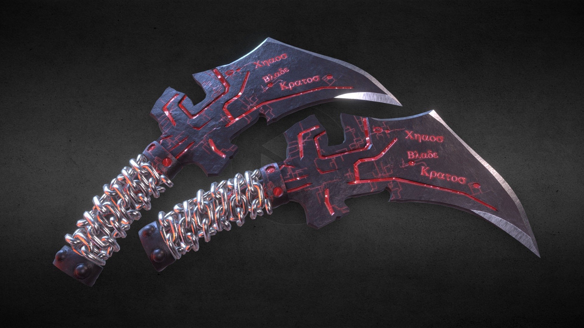 Demon blade Kratos - Buy Royalty Free 3D model by alixor22 [c2dfaae ...