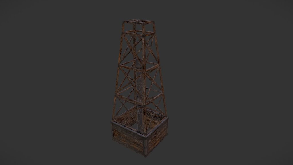 Oil well - 3D model by dimitrycarre [c2e2f1c] - Sketchfab