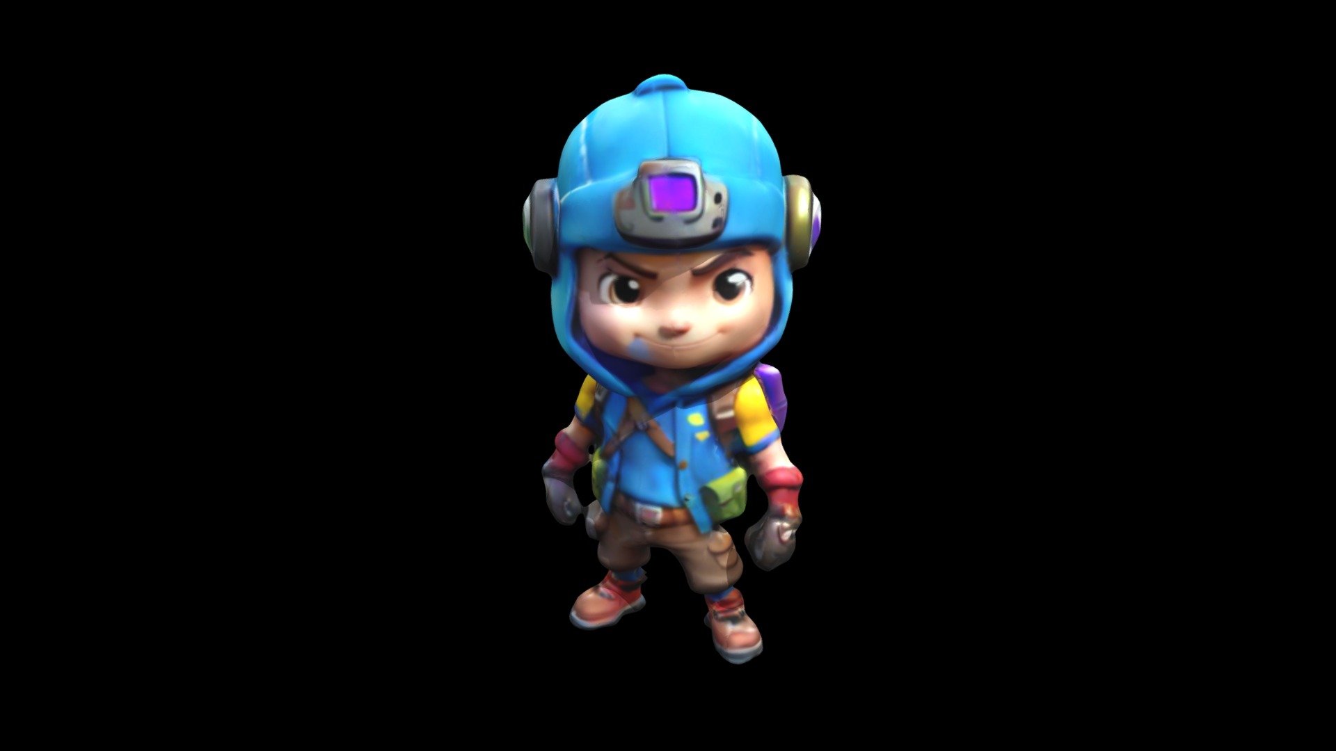 Bomberman Boy (digital art) - Download Free 3D model by klrxyz [c2e3234 ...