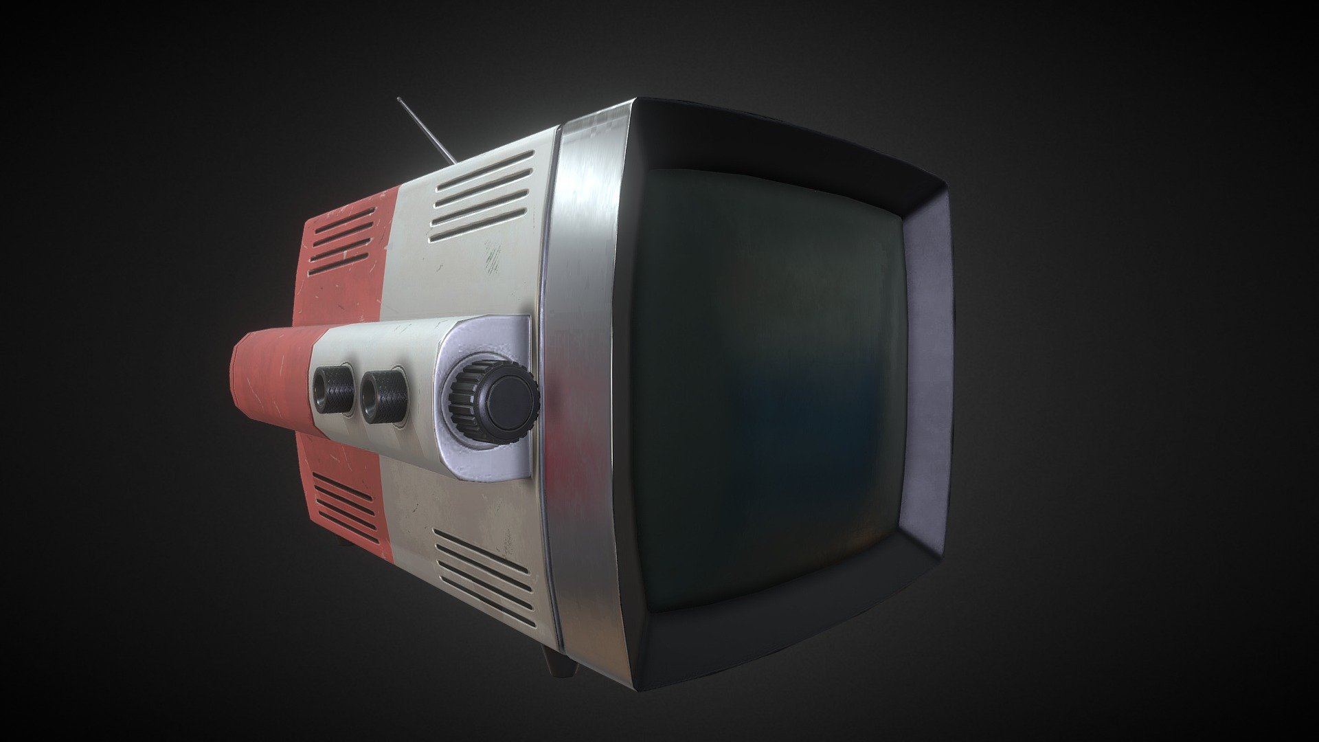 Portable Tv - 3D model by Steven Janes (@Ebethrone) [c2e3915] - Sketchfab