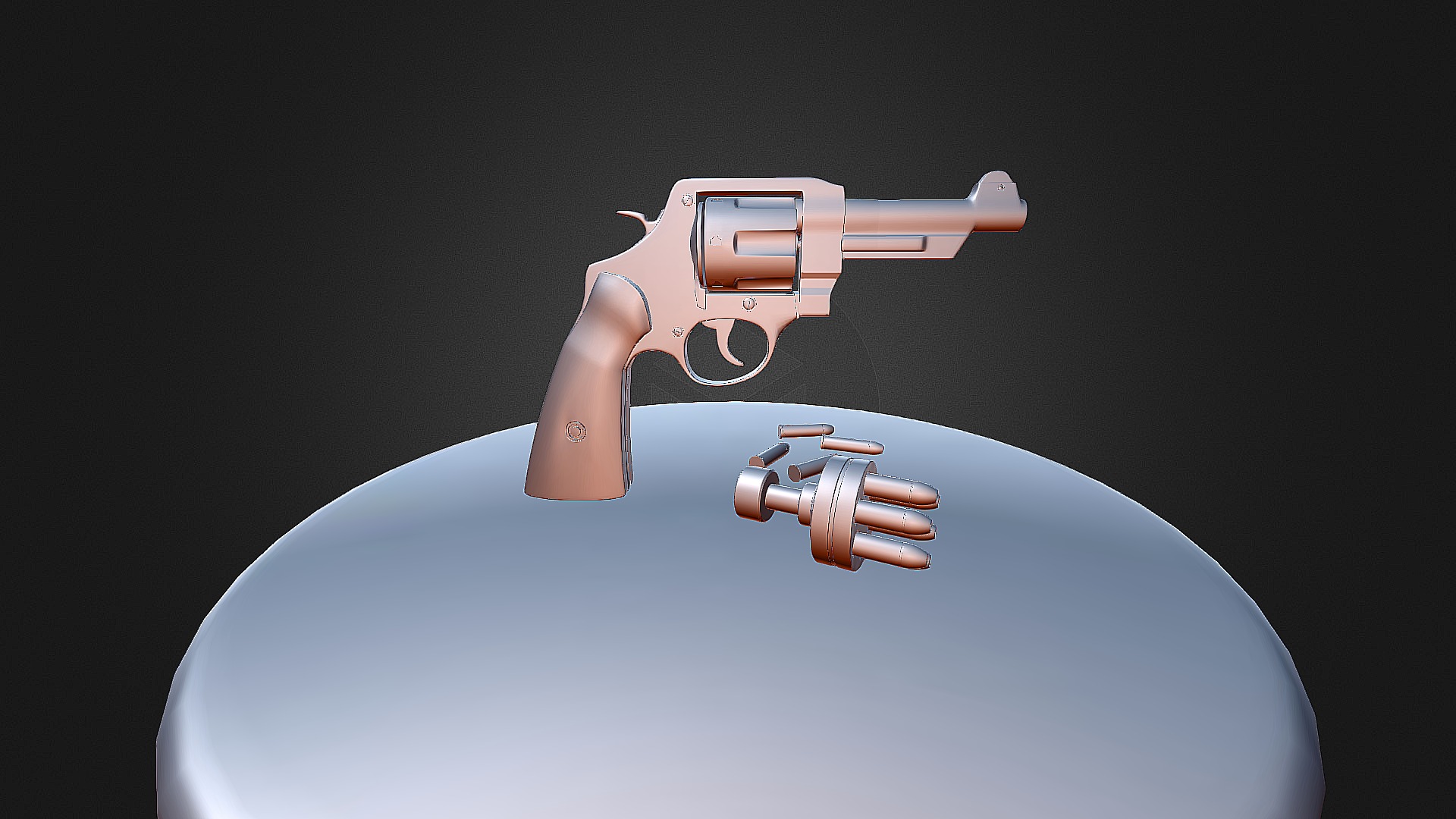 Revolver - 3D model by thepromisering [c2e3b68] - Sketchfab