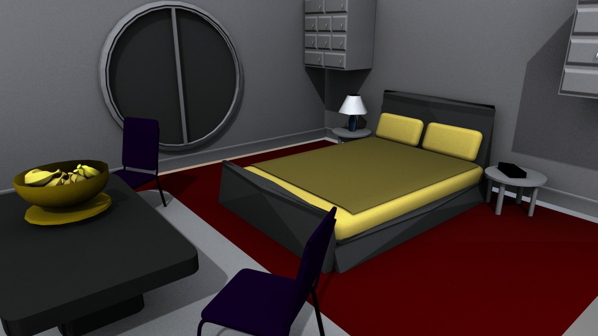 Bedroom - 3D model by Mark Jorvina (@mark5viii) [c2e4fcc] - Sketchfab