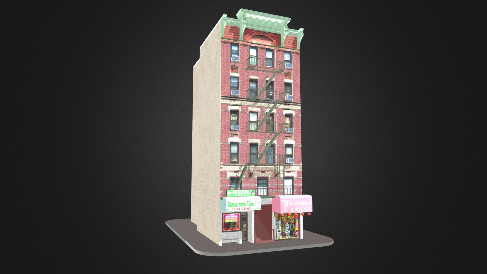 NYC New York City Building 3d model 07 - 3D model by nuralam018 ...