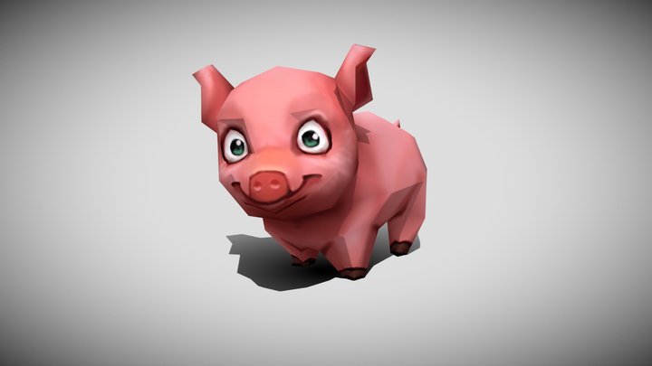 Animated-pig 3D models - Sketchfab
