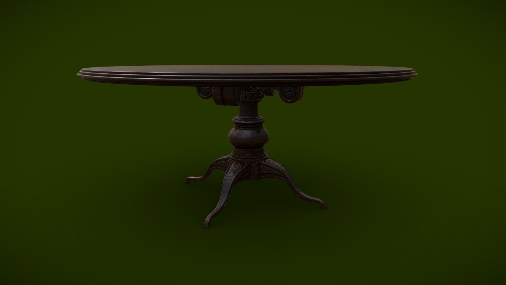 Classic Round Table - Buy Royalty Free 3D model by Robert Raicea ...