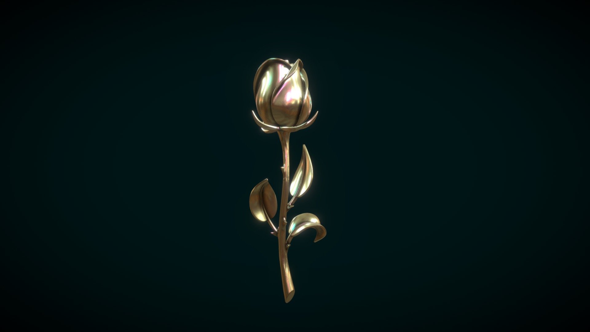 Rose II - 3D model by Skazok [c2efffc] - Sketchfab