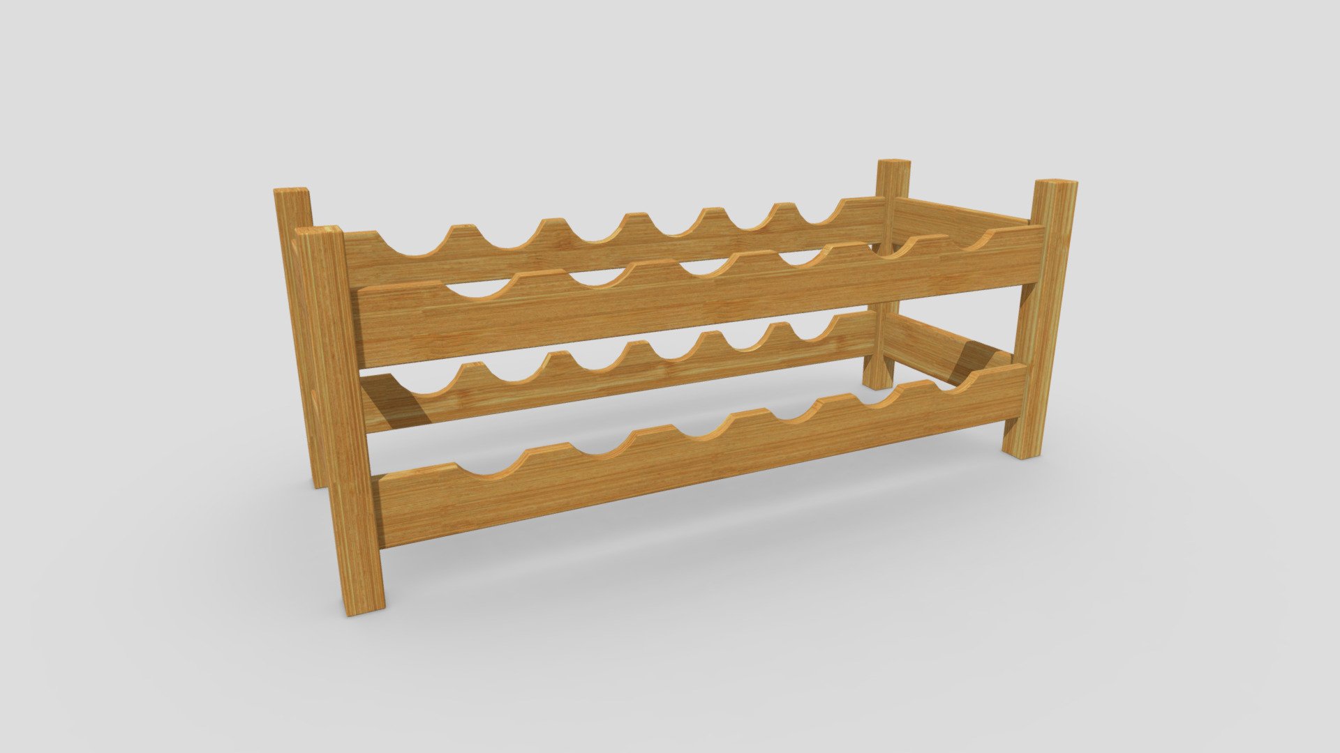 CC0 - Wine Shelf - Download Free 3D model by plaggy [c2f09cb] - Sketchfab