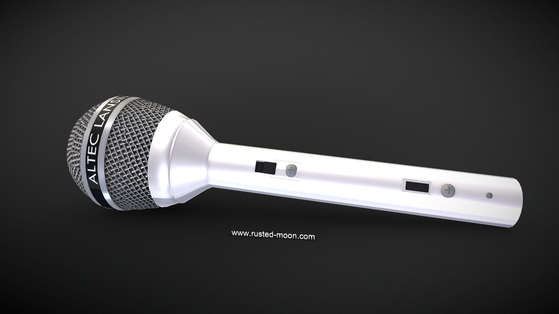 Altec Lansing 650A Vocalist Microphone - 3D model by Rusted Moon ...
