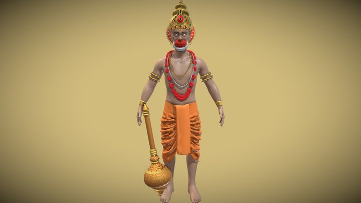 Hanuman 3D models - Sketchfab