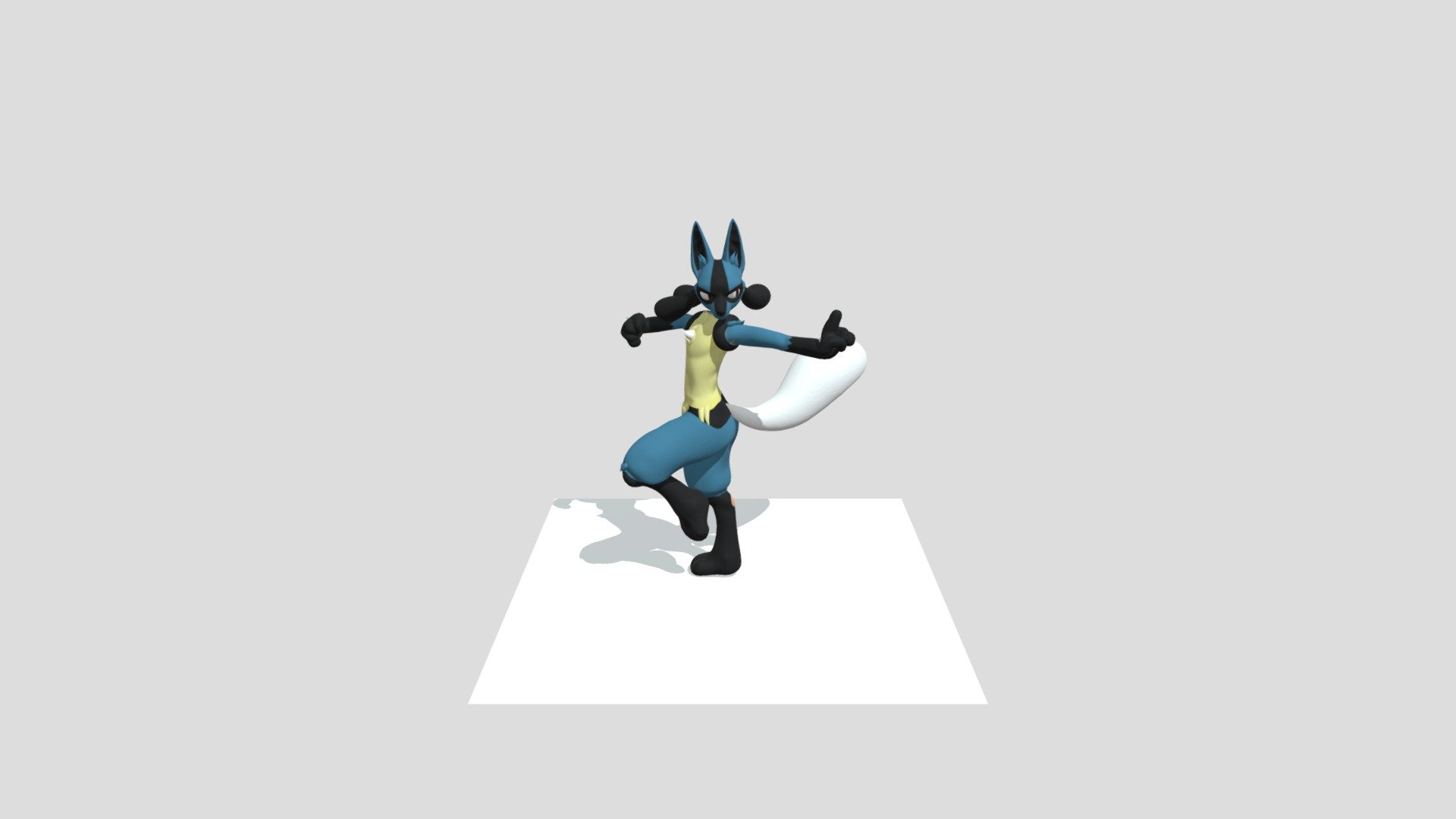 Lucario-vrchat-ready - 3D model by kuwukitarcsas [c2f3051] - Sketchfab