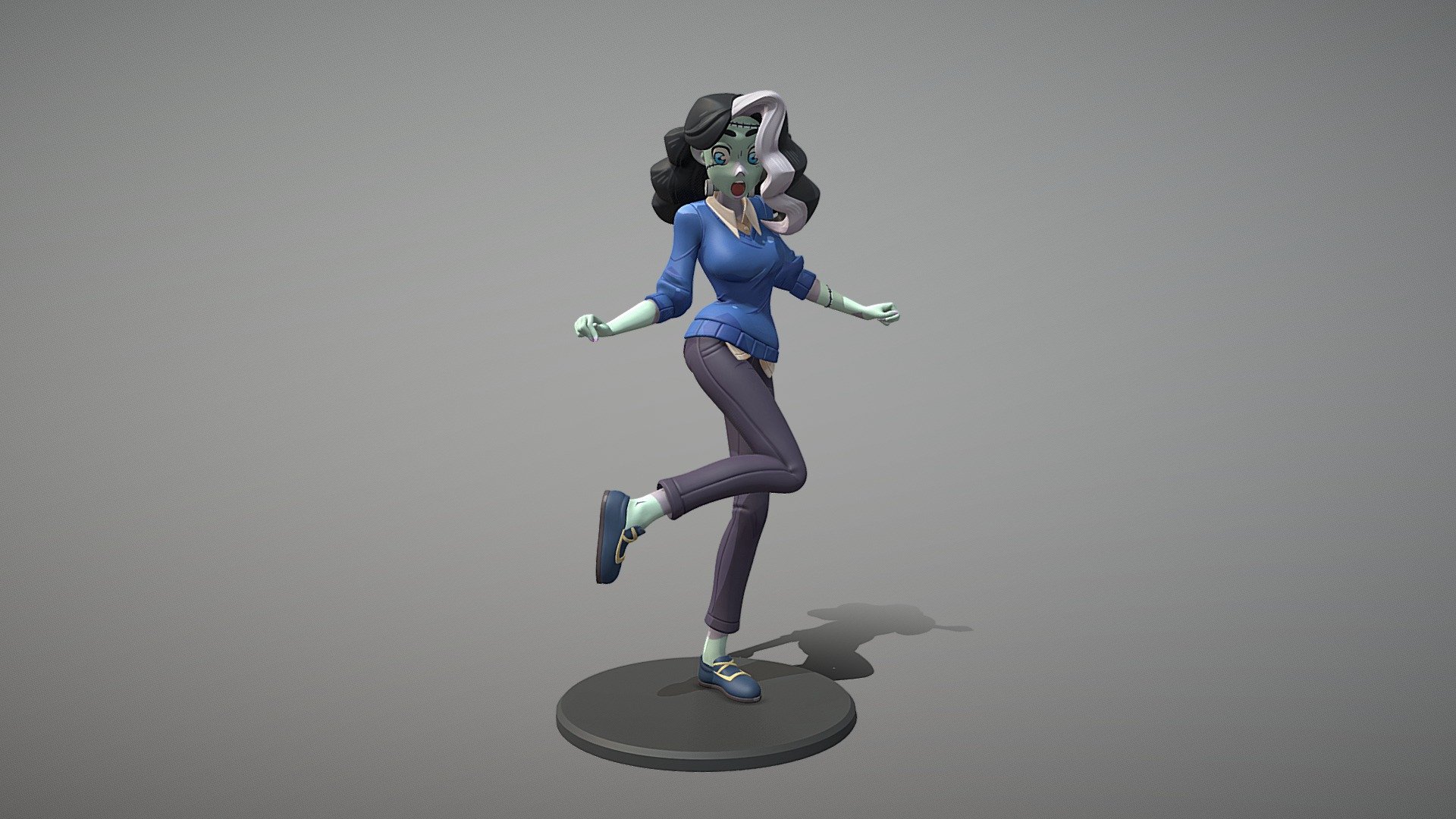 Vicky Pose C - Buy Royalty Free 3D model by unigame.studio [c2f6558] - Sketchfab Store