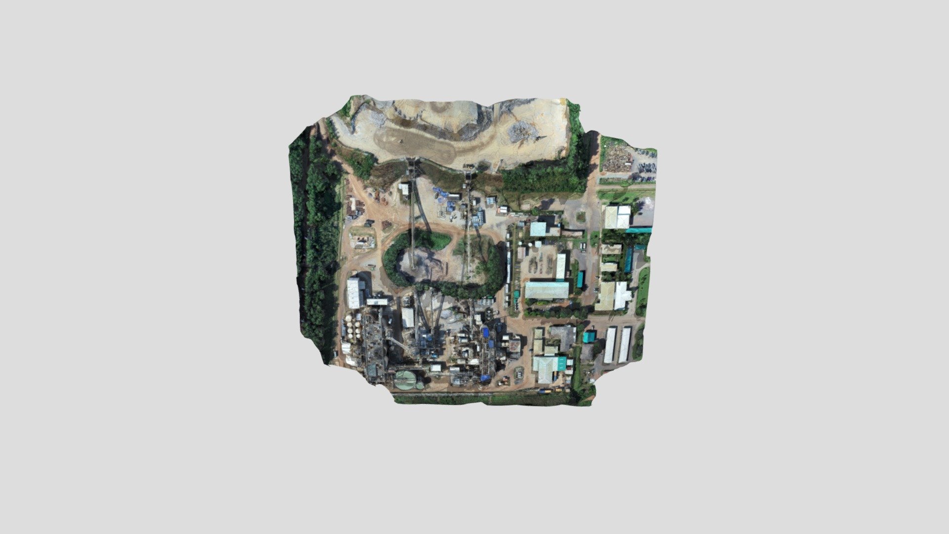 process plant - 3D model by Auttapong [c2f675f] - Sketchfab