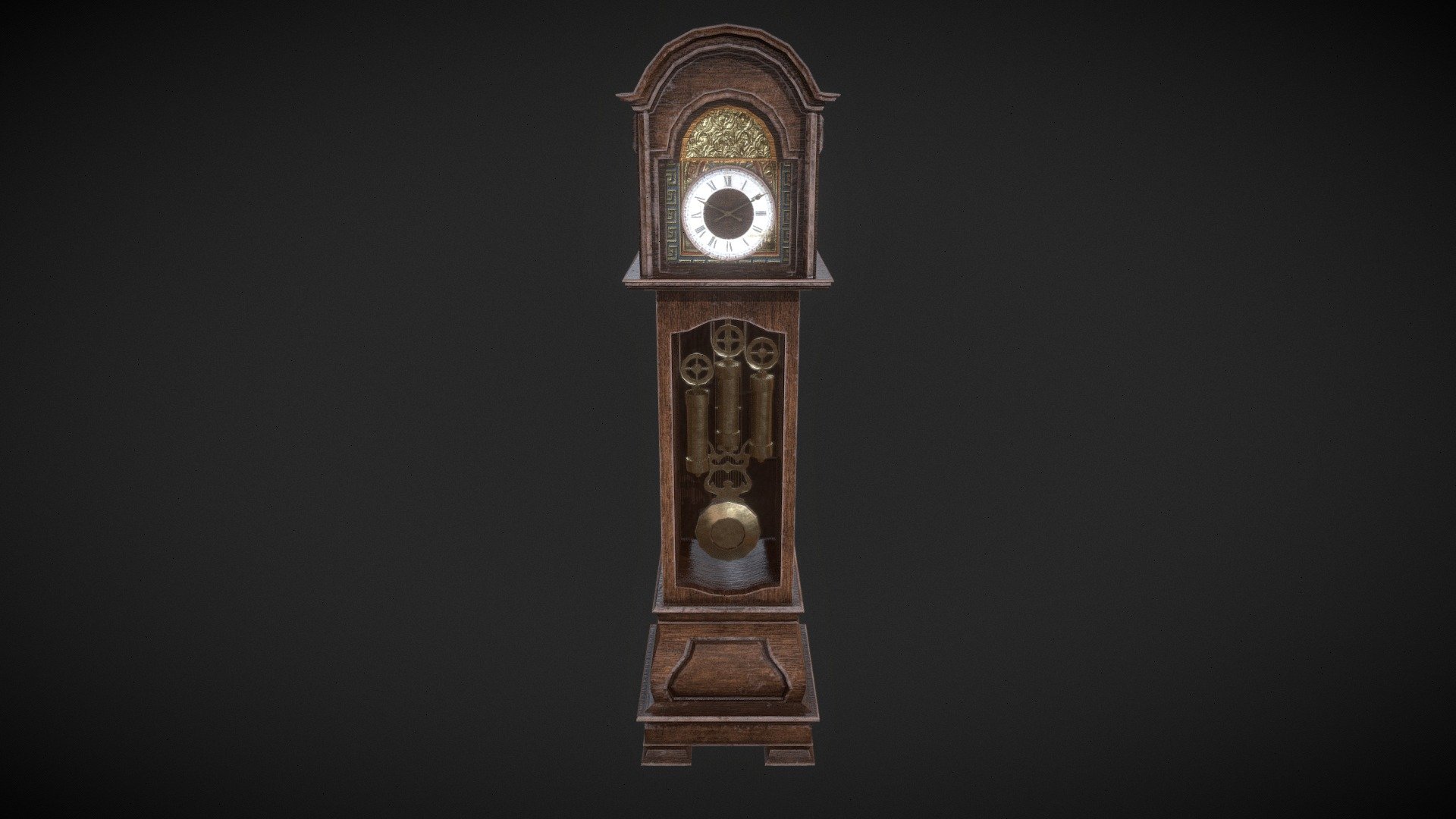 Grandfather Clock - 3D model by Layla (@layla.3d) [c2f72b8] - Sketchfab