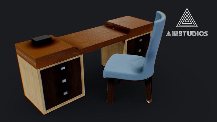 Home-office-desk 3D models - Sketchfab