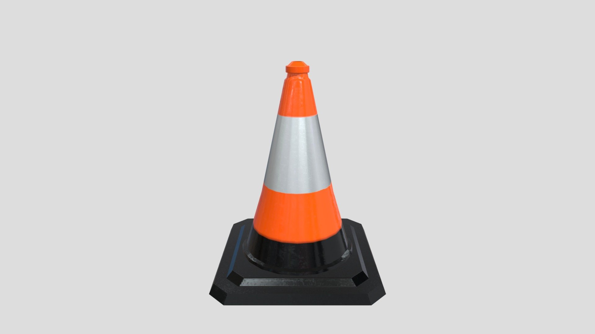 Traffic cone - 3D model by KubaBernat [c2f8c2f] - Sketchfab