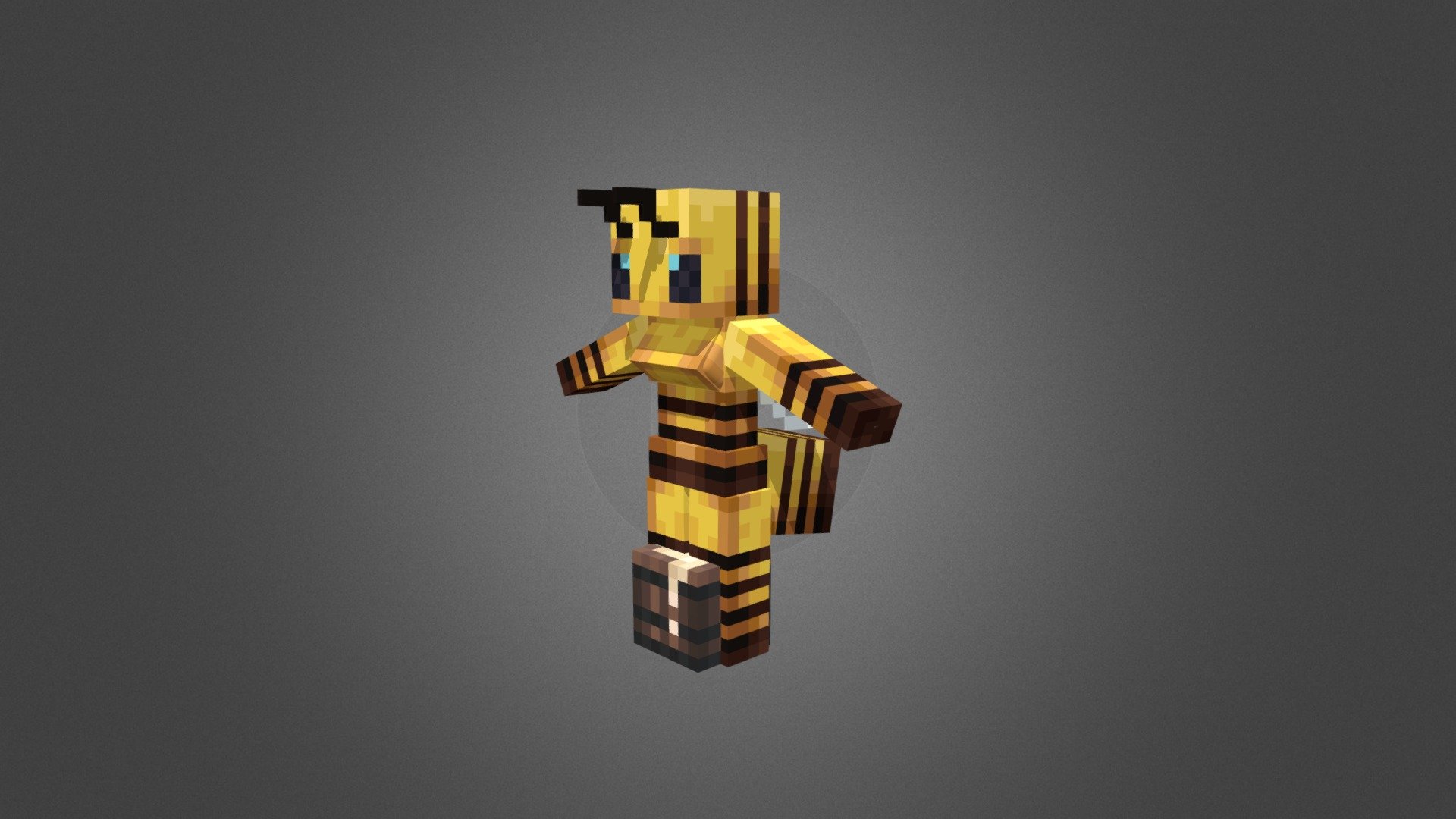 Bee Girl Rigged Blender - Download Free 3D model by Moonify ...