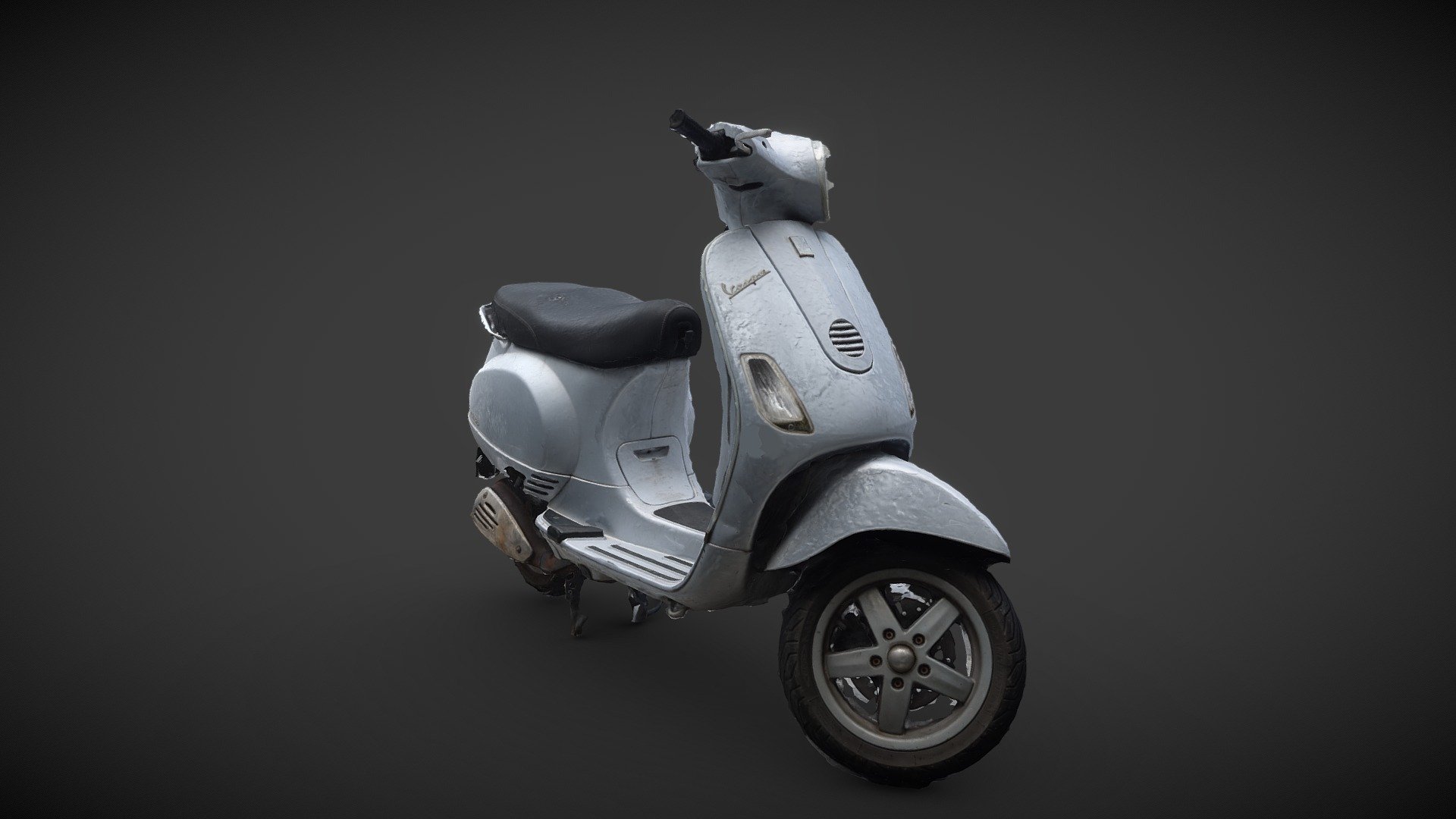 Scooter Piaggio Vespa 125 lx - Download Free 3D model by AXL Visual ...